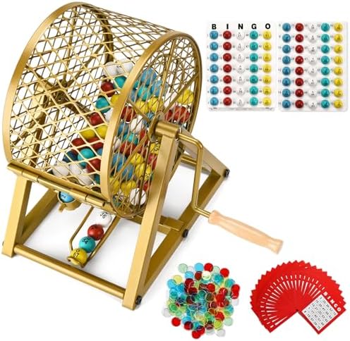 Amazon.com : GADFISH Bingo Game Set, Bingo Sets Adults for Large Group ...