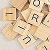 Amazon.com: 2000 PCS Wood Letter Tiles, Wooden Scrable Tiles A-Z ...