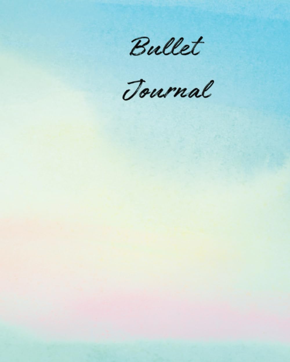 Amazon.com: Cute Pastel Notebook, Bullet Grid Journal, Watercolor ...