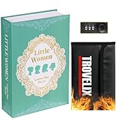 Book Safe with Combination Lock, Hidden Safe (9.5 x 6.2 x 2.2 Inch ...