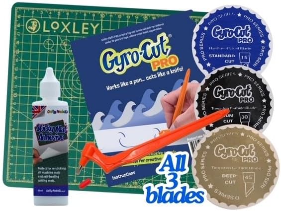 Genuine Gyro-Cut® PRO Tool Kit Including 3 Blades - Standard, Medium ...