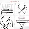 Amazon.com: AxcessAbles Portable Two-Tier DJ Table Stand| Two Tier ...