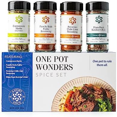 Amazon.com : Savory Spice One Pot Wonders Spice Set - Crockpot Spice ...