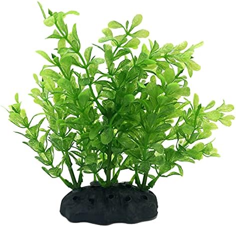 Mascot Pets Large 30cm Green Plastic Artificial Plant Bush Reeds for ...