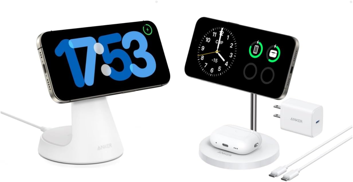 Amazon.com: Anker 2-in-1 Charging Station with 2-in-1 Charging Stand ...
