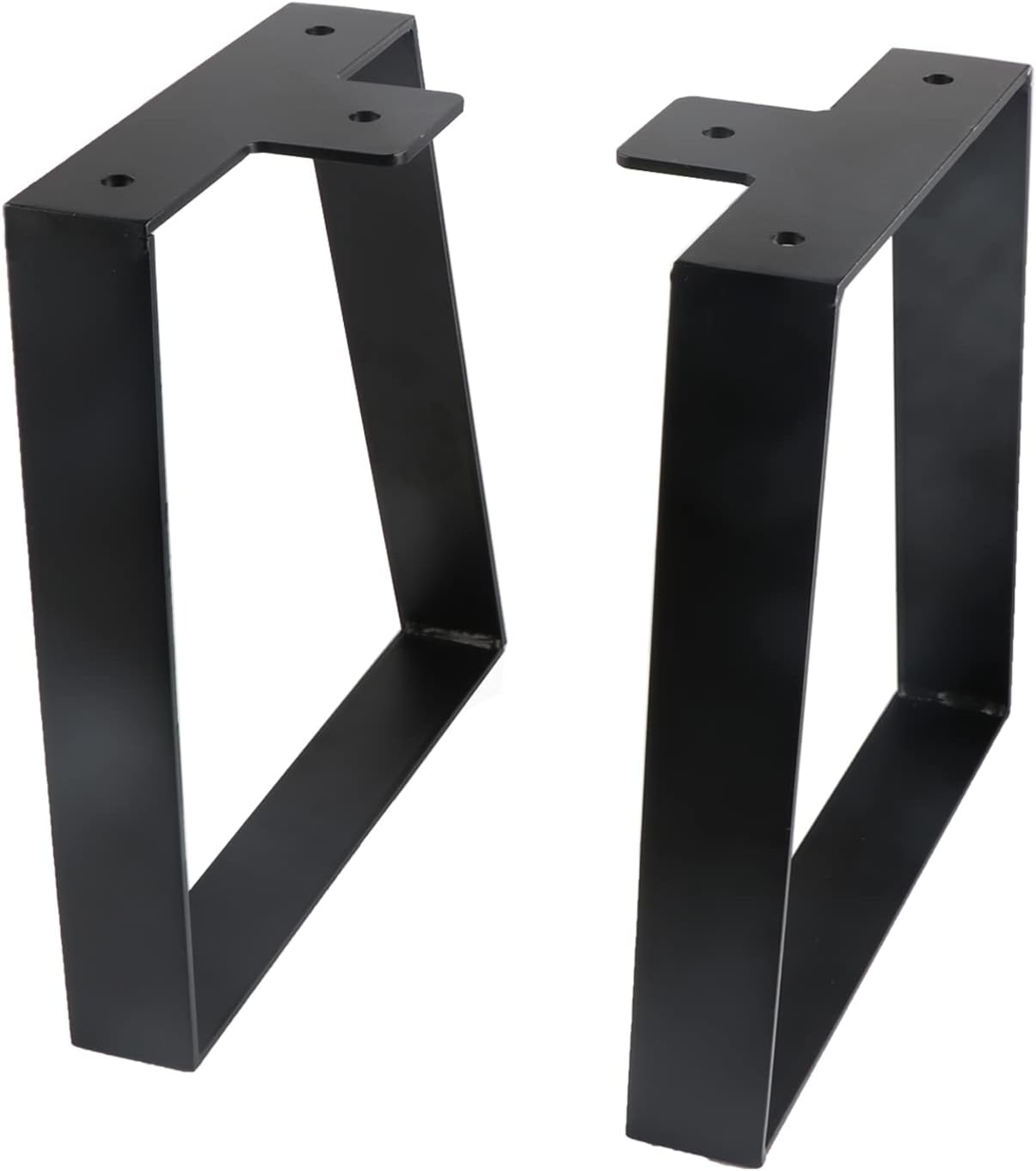 Amazon.com: Osring 16 Inch Trapezoid Table Legs 2pcs, Solid Steel ...