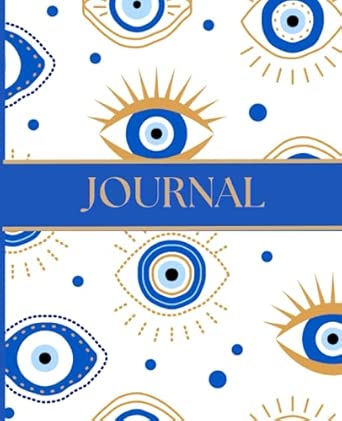 Daily Journal: Evil Eye Notebook | 100 Page Count: Amazon.co.uk: C ...