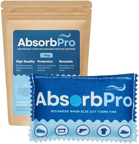 Amazon.com - 100g Rechargeable Desiccant Pack of 5 - Moisture Absorbing ...