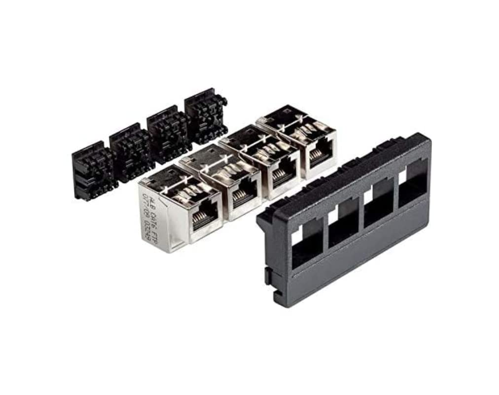 Schneider Electric - LexCom Home Bloc de Brassage équipé de 4 RJ45 Cat6 ...