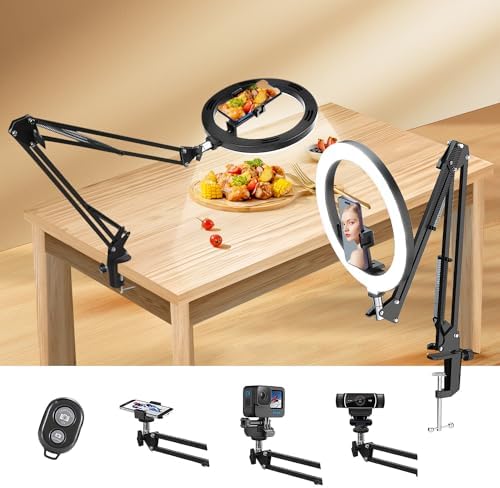Amazon.com: Universal Selfie Ring Light with Flexible Mobile Phone ...