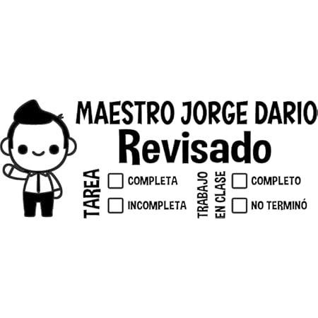 Sello para Maestros, Personalizado a tu gusto. Agrega tu nombre e ...