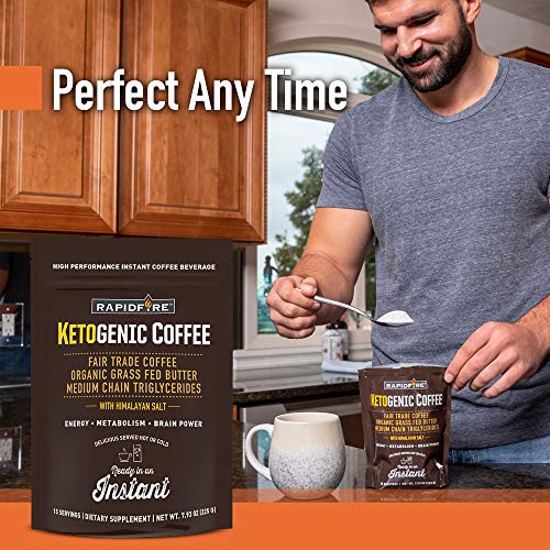 (16% OFF Deal) Ketogenic High Performance Instant Coffee Mix, Organic ...