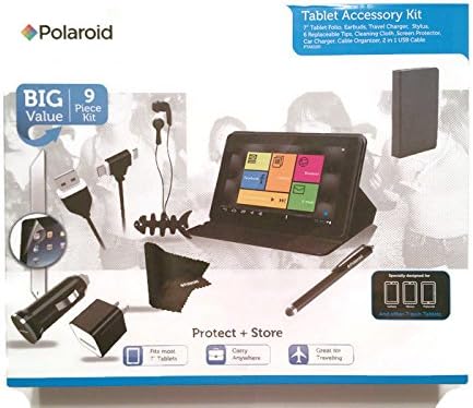 Amazon.com: POLAROID 9 Piece Tablet Accessory Kit For 7-Inch Tablets ...