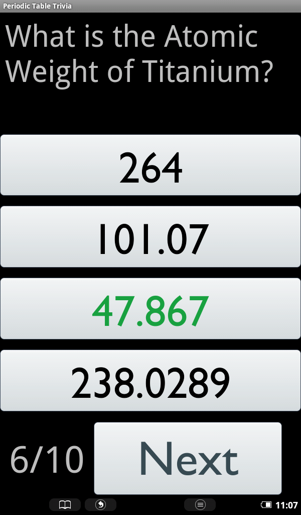 Periodic Table Trivia: app su Amazon Appstore