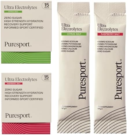 Puresport Ultra Electrolytes Hydration Discovery Pack (30 Pack), Citrus ...