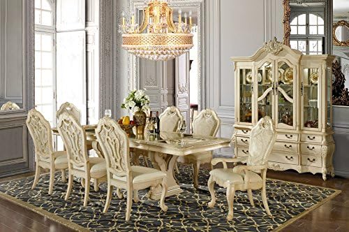 Amazon.com - Adorn Elements Kassandra Cream Leather and Hand Carved ...