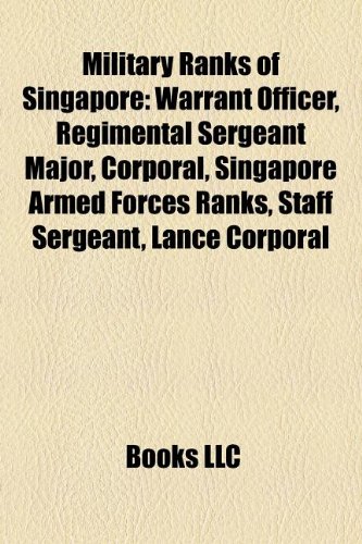 Military Ranks of Singapore: Warrant Officer, Regimental Sergeant Major ...