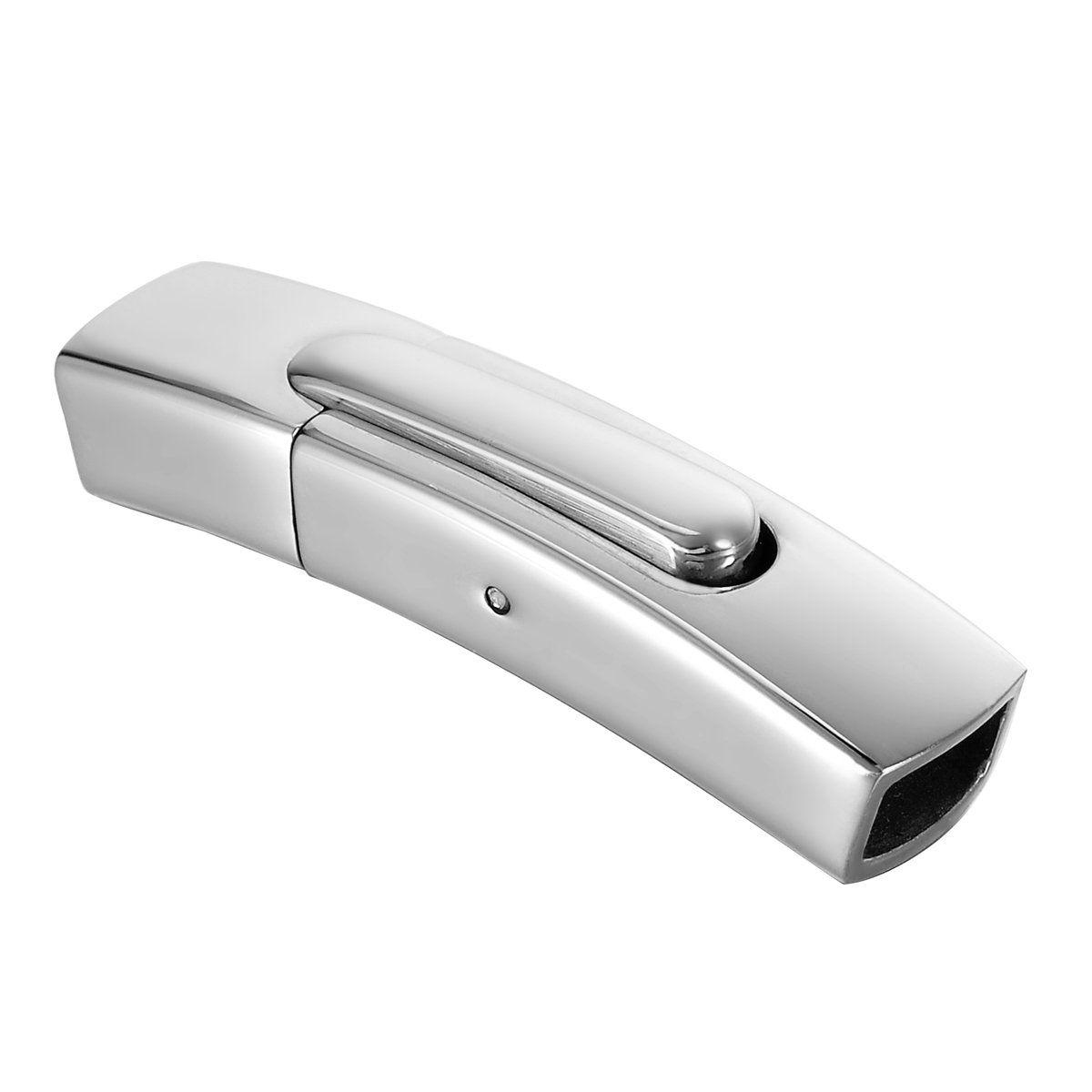 Valyria Jewelry Findings Flat Leather Cord Integral End Cap Clasp ...