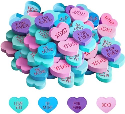 Amazon.com : emzrivo 160 Pieces Valentine's Day Erasers Valentines ...