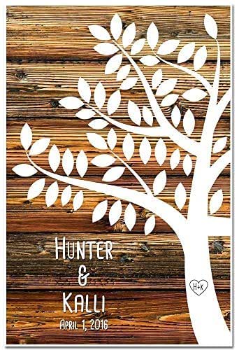 Amazon.com: Guestbook Poster Signing Tree with 55 leaves : Home & Kitchen