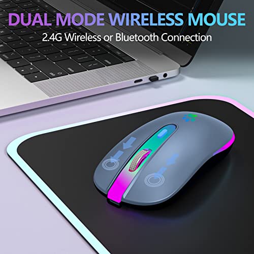 Snapklik.com : FUWANG Wireless Mouse,Rechargeable LED Wireless ...