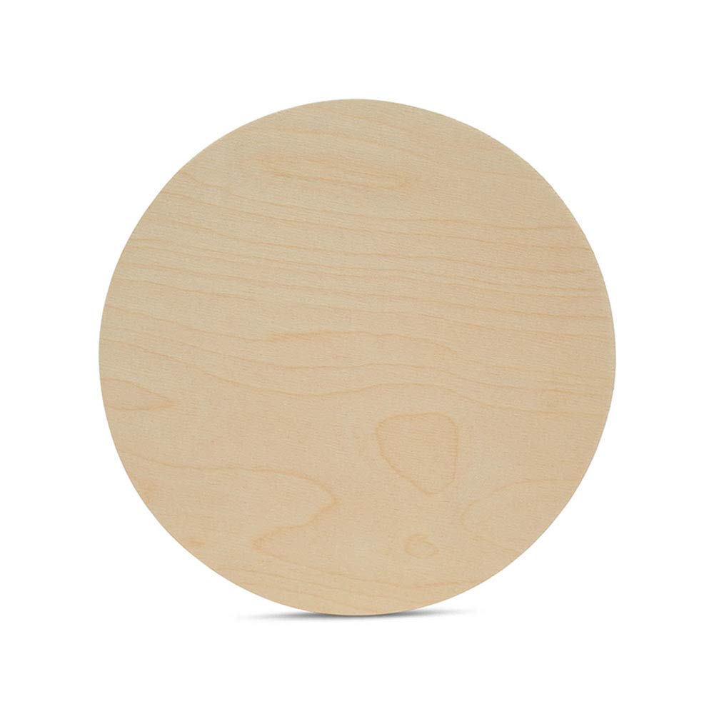 Amazon.com: Wood Circles 11 inch, 1/4 Inch Thick, Birch Plywood Discs ...