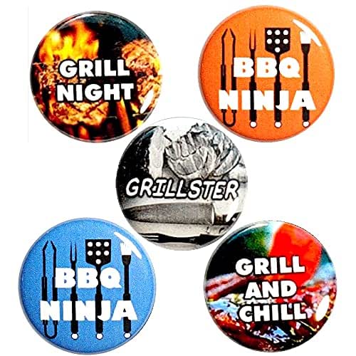 Amazon.com: BBQ Grilling Fridge Magnets Refrigerator or Locker Magnets ...
