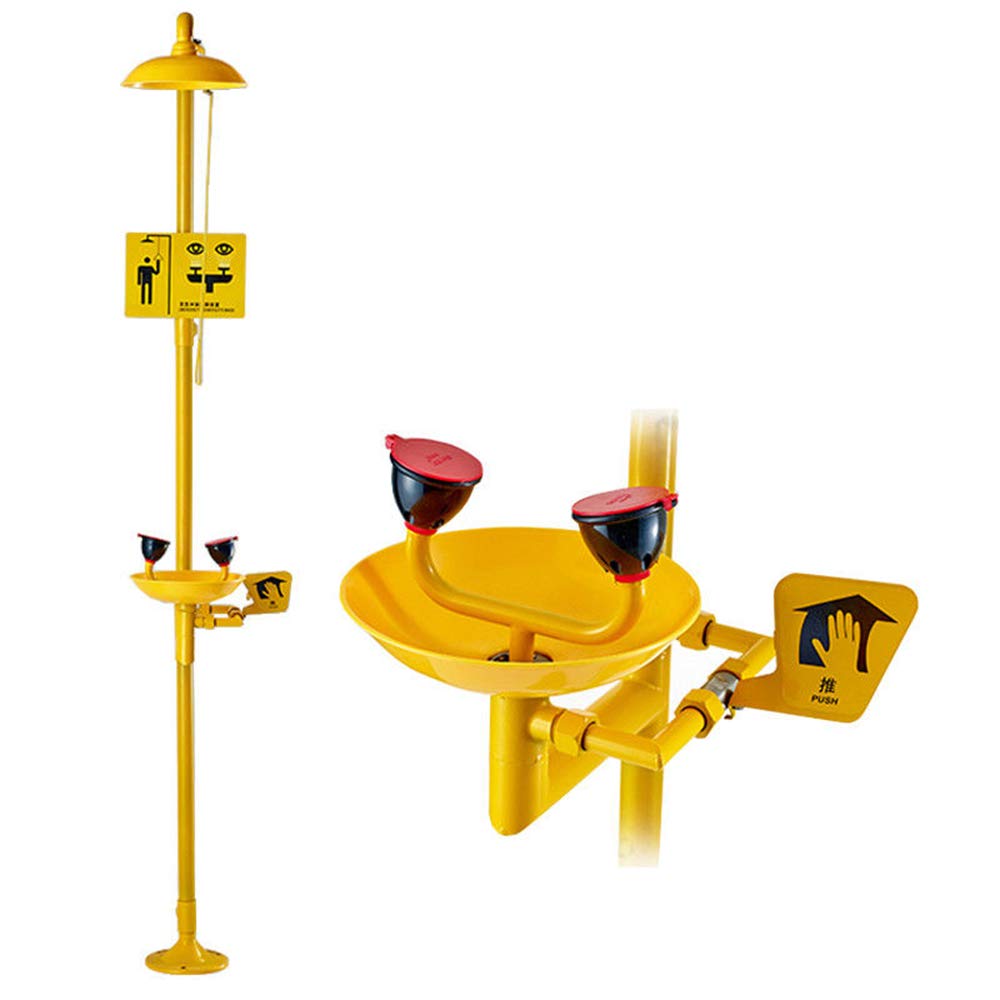 Buy Carbon Steel Eyewash Unit, Emergency Eye Wash Station and Shower ...