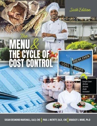 Buy The Menu AND The Cycle of Cost Control Book Online at Low Prices in ...