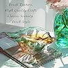 Amazon.com: 9inch Blown Glass Shell Vase,Handmade Seashell Potpourri ...