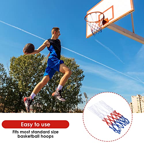 Yolev 2 Heavy Duty Basketball Net Tri-Colored Basketball Nets ...