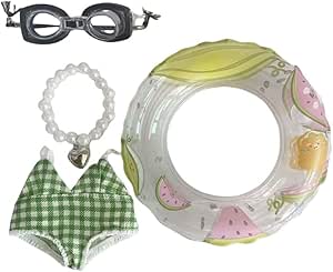 Amazon.com: Summer Swimsuit Clothing Suitable for Labubu – 17cm/15cm ...