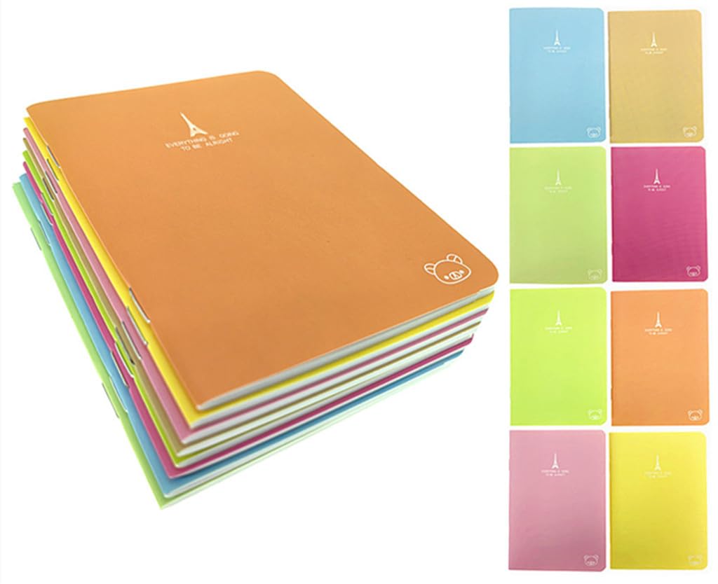 Amazon.com : ALIMITOPIA 8pcs Mini Notebook Portable Pocket Notebook ...