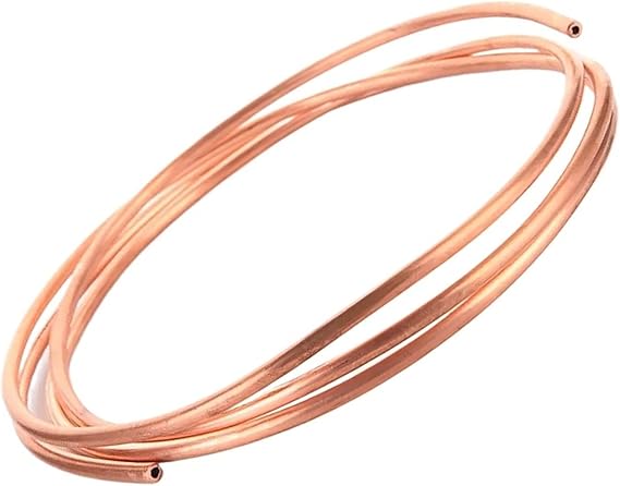Copper Tube Pipe Coiled Flexible, Pure Copper T2 99.9% Soft Coil Tubing ...