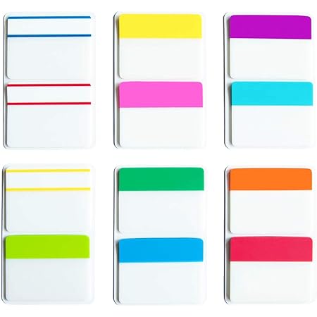 Amazon.com : 960 Pieces 2 Inch Tabs Sticky Idex Tabs, Page Markers File ...