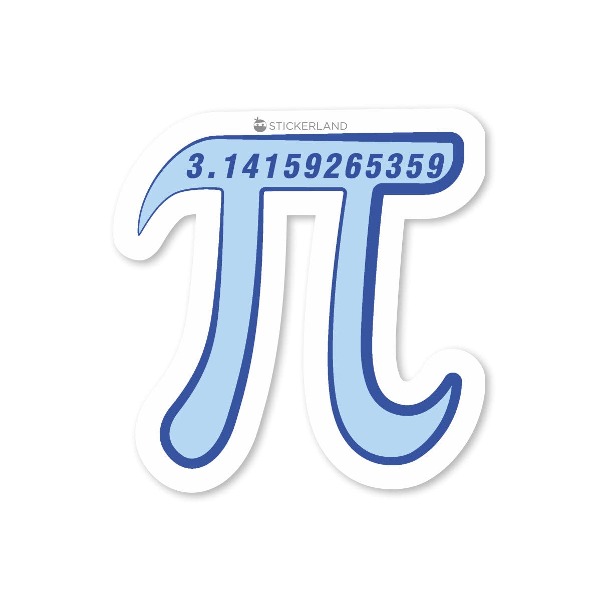 Stickerland India Pi Music Sticker 6x6.5 CM (Pack of 1) : Amazon.in ...