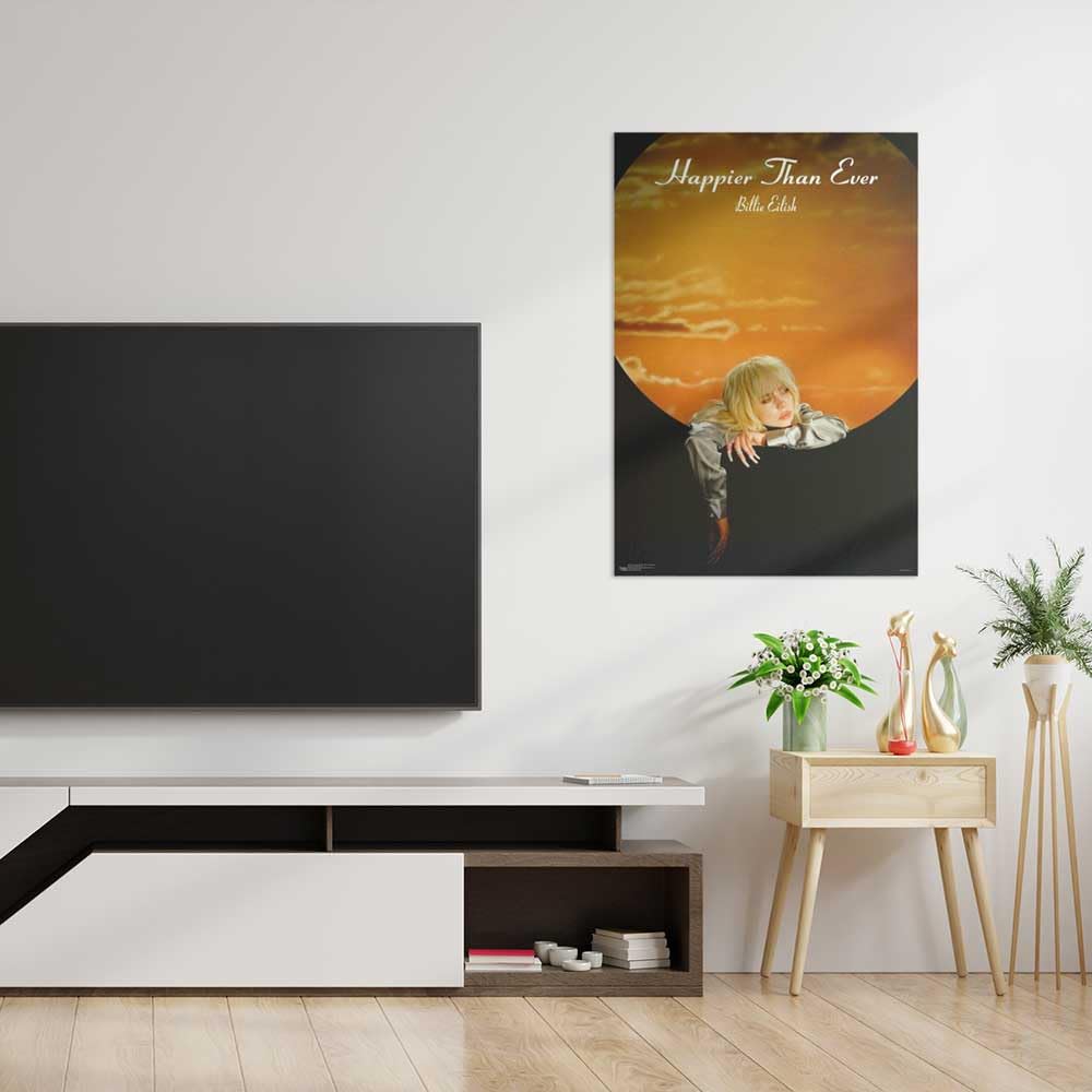 Snapklik.com : Billie Eilish - Happier Than Ever - Goldwing Poster ...