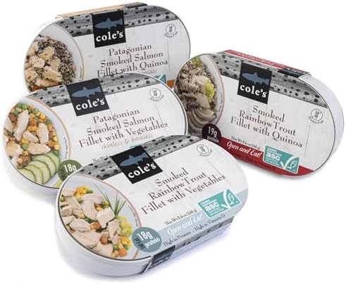Amazon.com: COLE’S Open & Eat Meals Variety Pack | 5.6 oz Hand-Packed ...