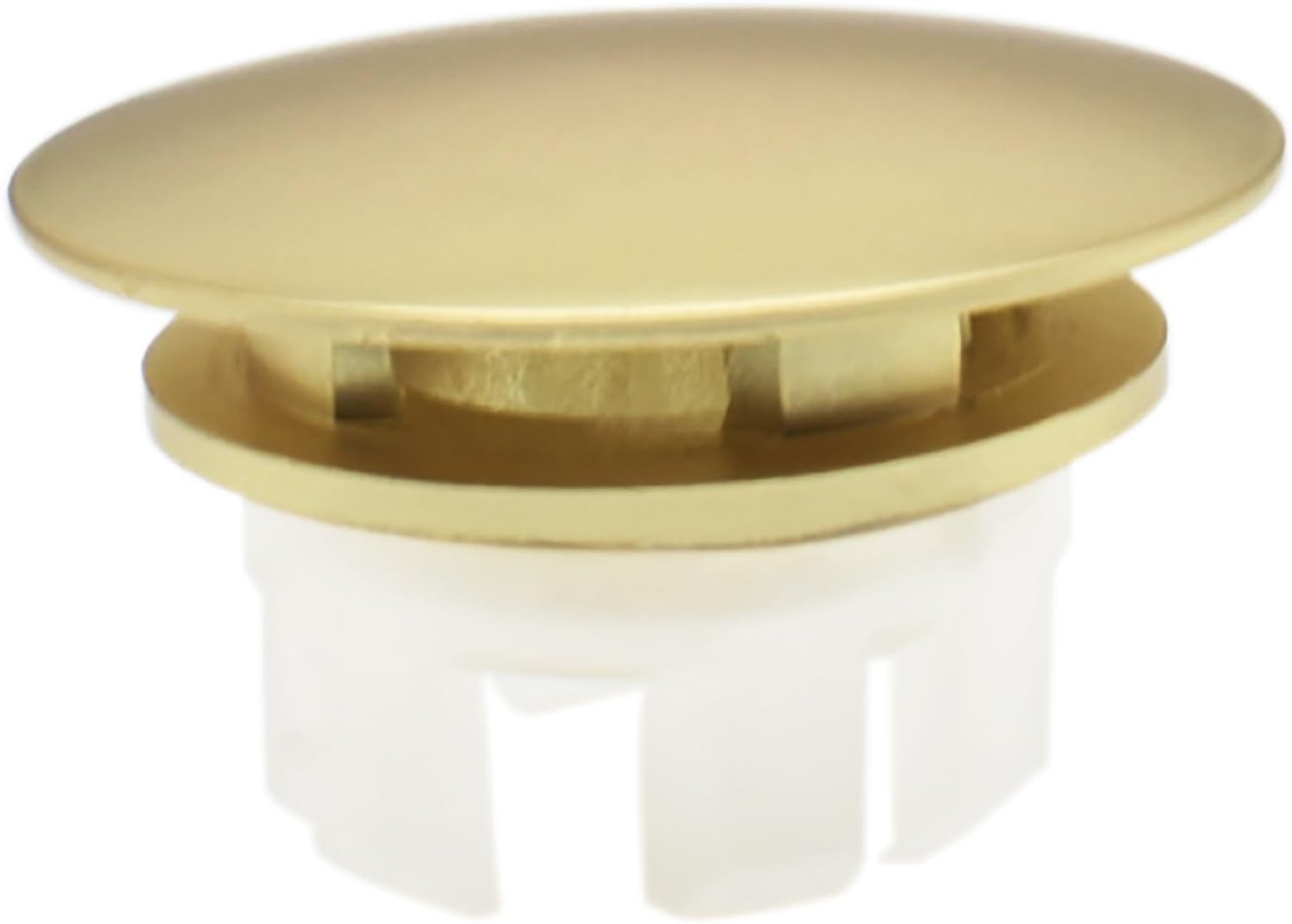 Amazon.com: LBTODH Round Hole Cover Matte Gold Sink Overflow Cap Brass ...