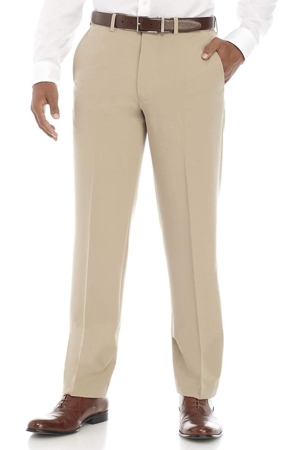 Men's Slim Fit Tan Dress Pants at Imelda Metzger blog