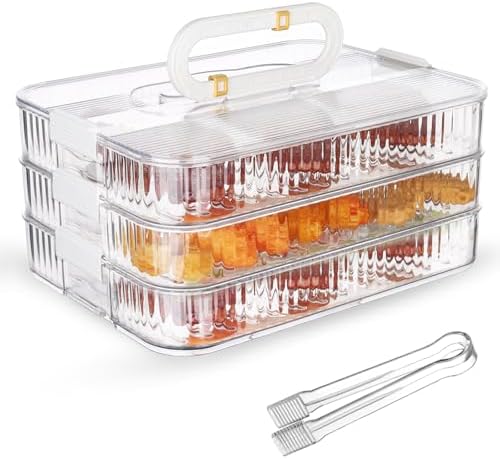 Amazon.com: Piklodo Deli Meat Container for Fridge, 2Pcs Meat and ...