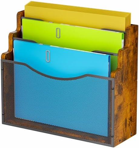 Amazon.com: 3-Tier Ladder File Organizer, Desk File Organizer with ...