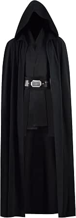 Amazon.com: Howelthy Mens Luke Jedi Tunic Cosplay Costume Suit ...