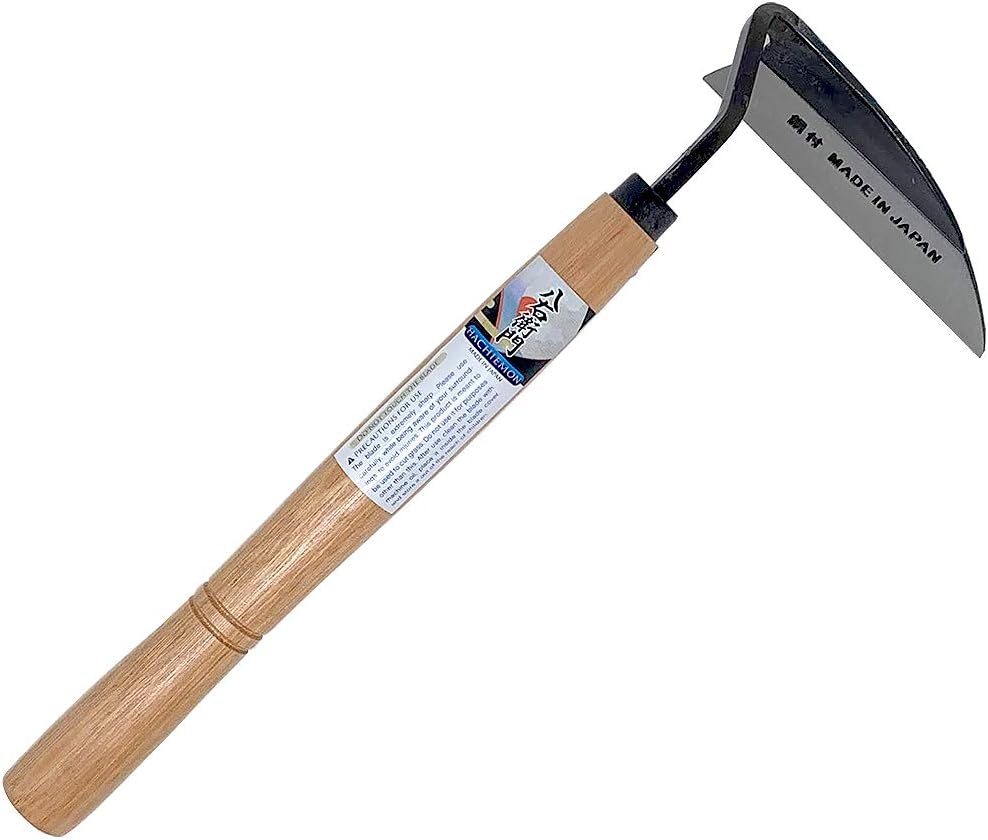 Amazon.com : HACHIEMON Japanese Weeding Tool Very Sharp Edge Nejiri ...