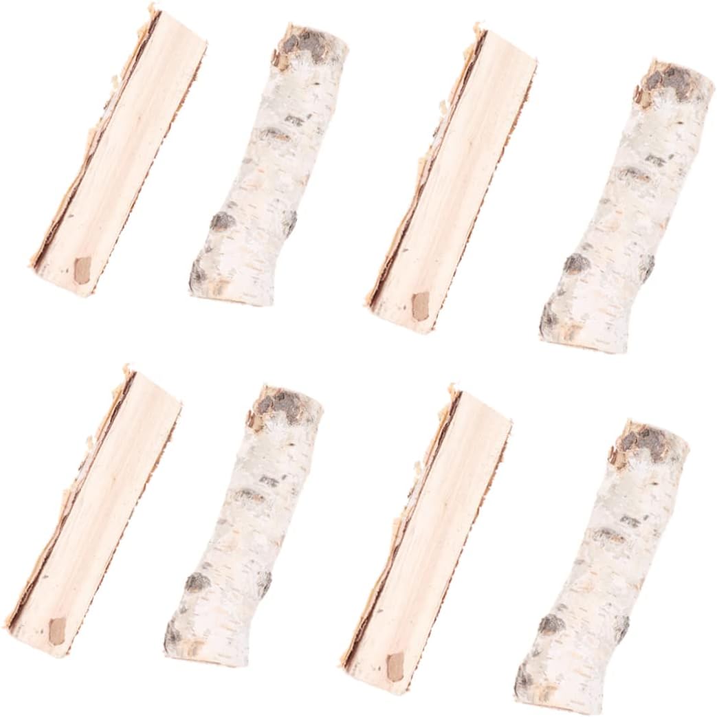 Amazon.com: Tin Roof Treasure 11" Natural Small Birch Sticks/Logs Pack ...