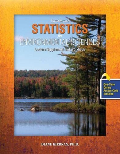 Buy Introductory Statistics for Environmental Sciences: Lecture ...