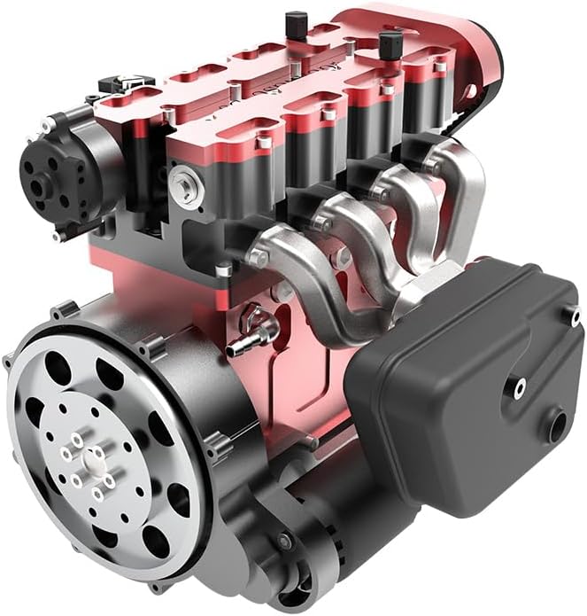 Amazon.com: Kotaatteep GS-L4 Engine Model Kits, Water-Cooled Engine Kit ...