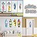 Amazon.com: 8 Pcs 9 1/2 x 28 Surfboards Cut Out Cardboard Tropical ...