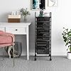 Amazon.com: Metal 10 Tier Rolling Cart with 8 Drawers,1 Table Top & 4 ...
