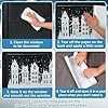 Amazon.com: Watersay 47" 2 Pcs Christmas Extra Large Window Clings ...